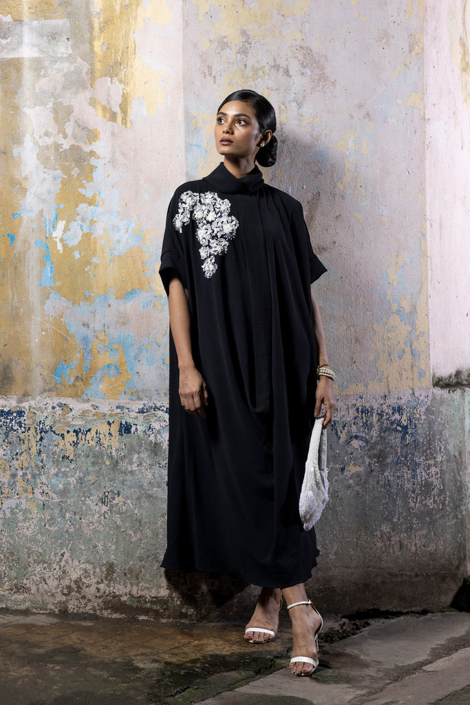 Front Cowl Embroidered Drape – July Store